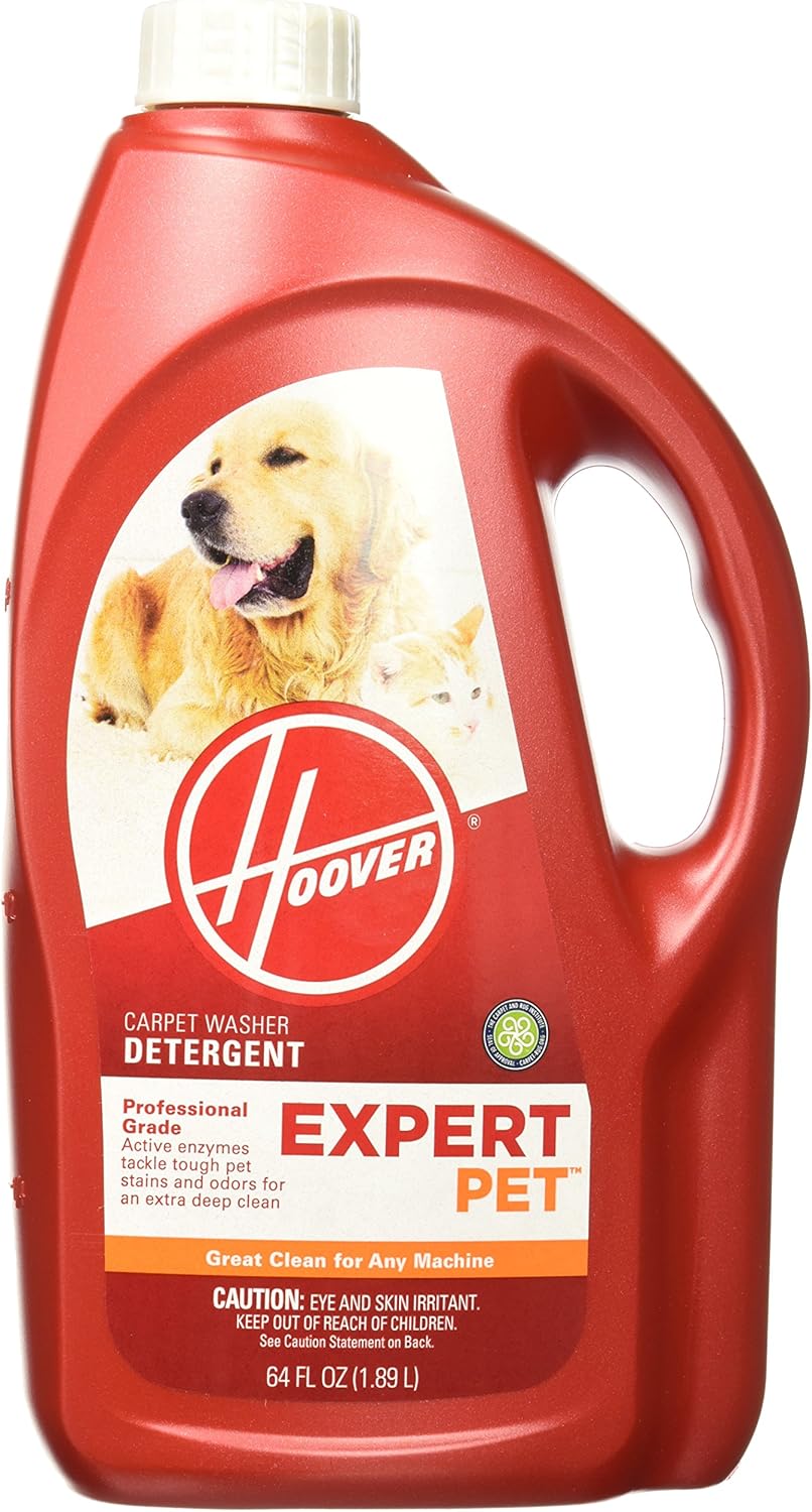 Hoover Expert Pet 64 Ounce Carpet Washer Liquid Detergent, AH15072, 64 ...