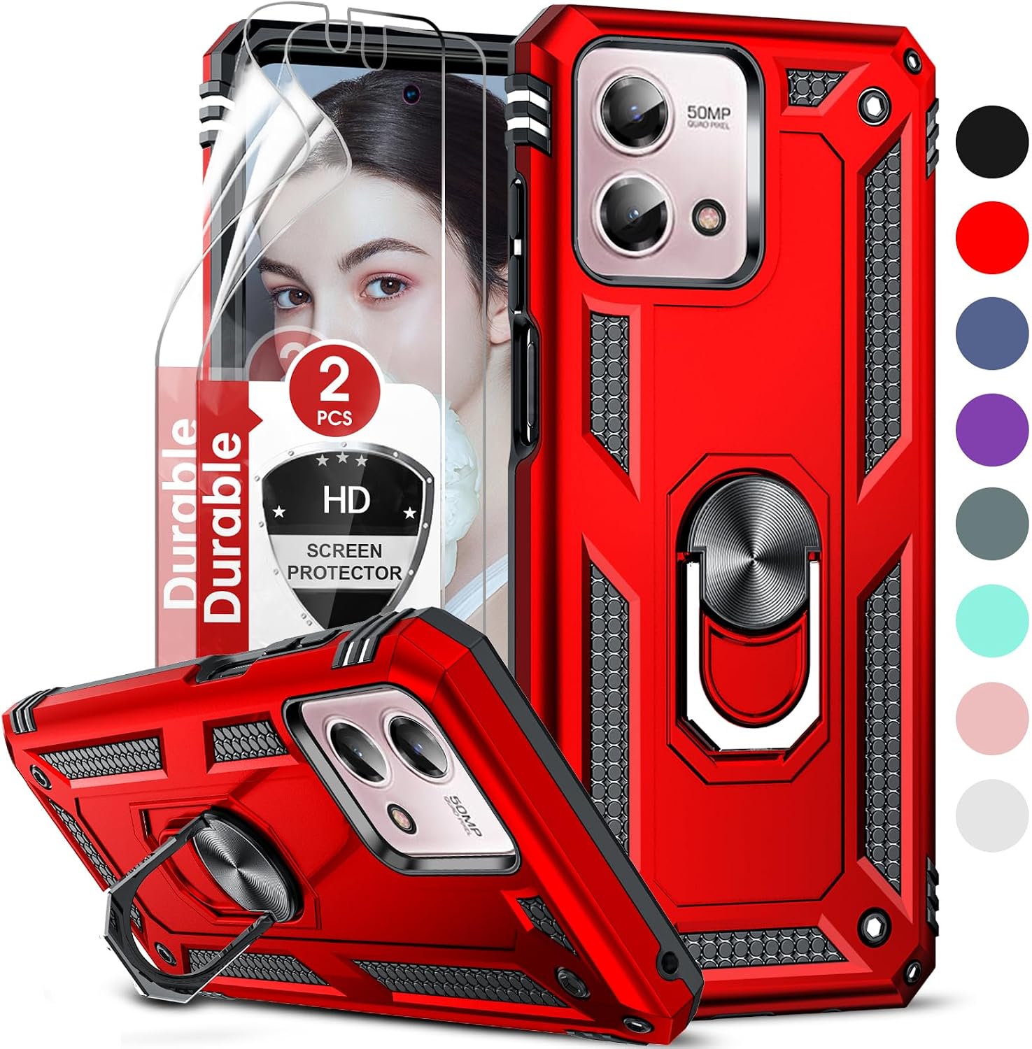 Amazon.com: LeYi for Moto G Stylus 5G 2023 Phone Case (XT2315 ...