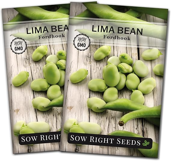 Amazon.com : Sow Right Seeds - Fordhook Lima Bush Bean Seeds for ...