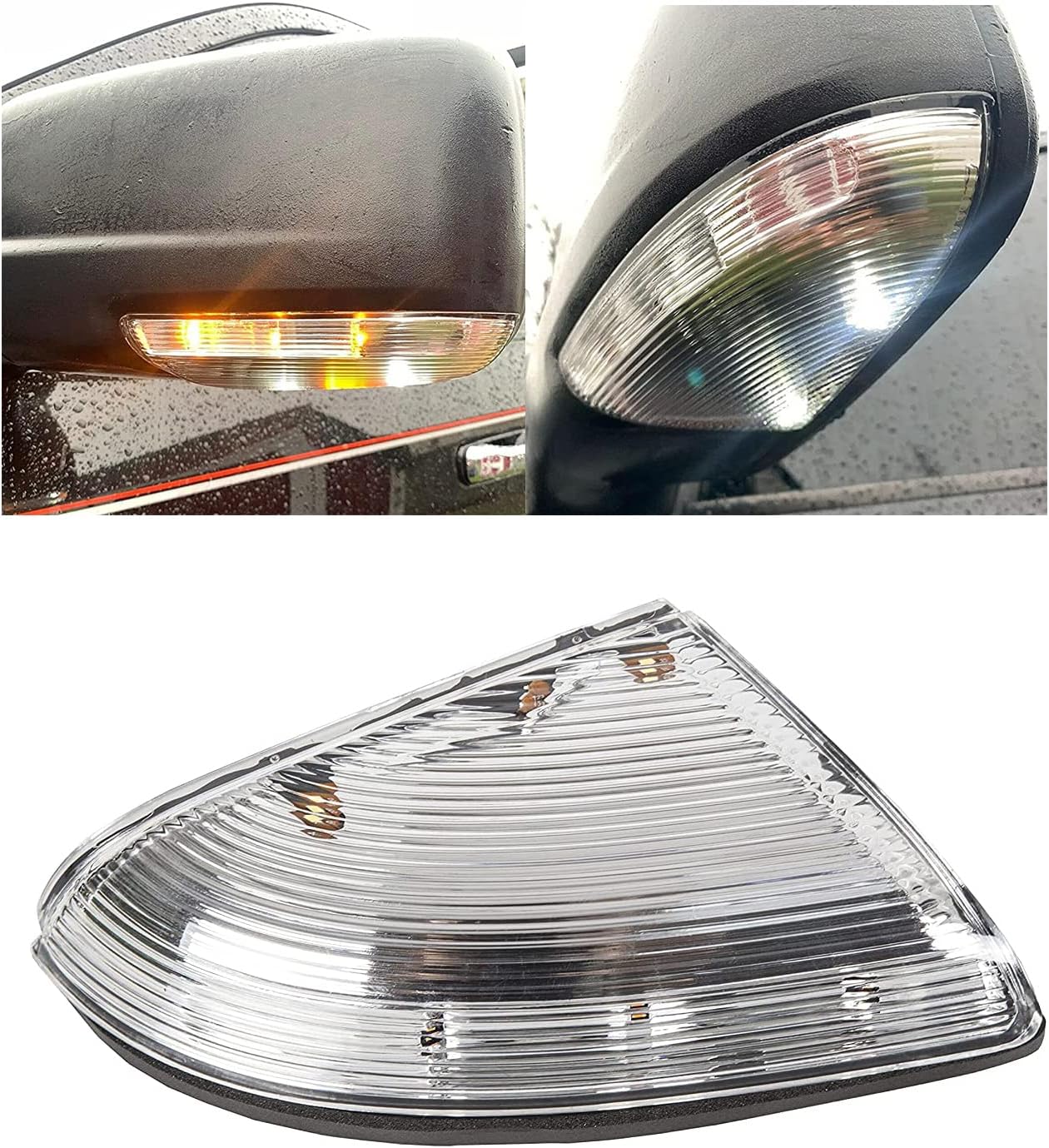 Amazon.com: ECOTRIC Left Mirror Turn Signal Light Compatible with 2009 ...
