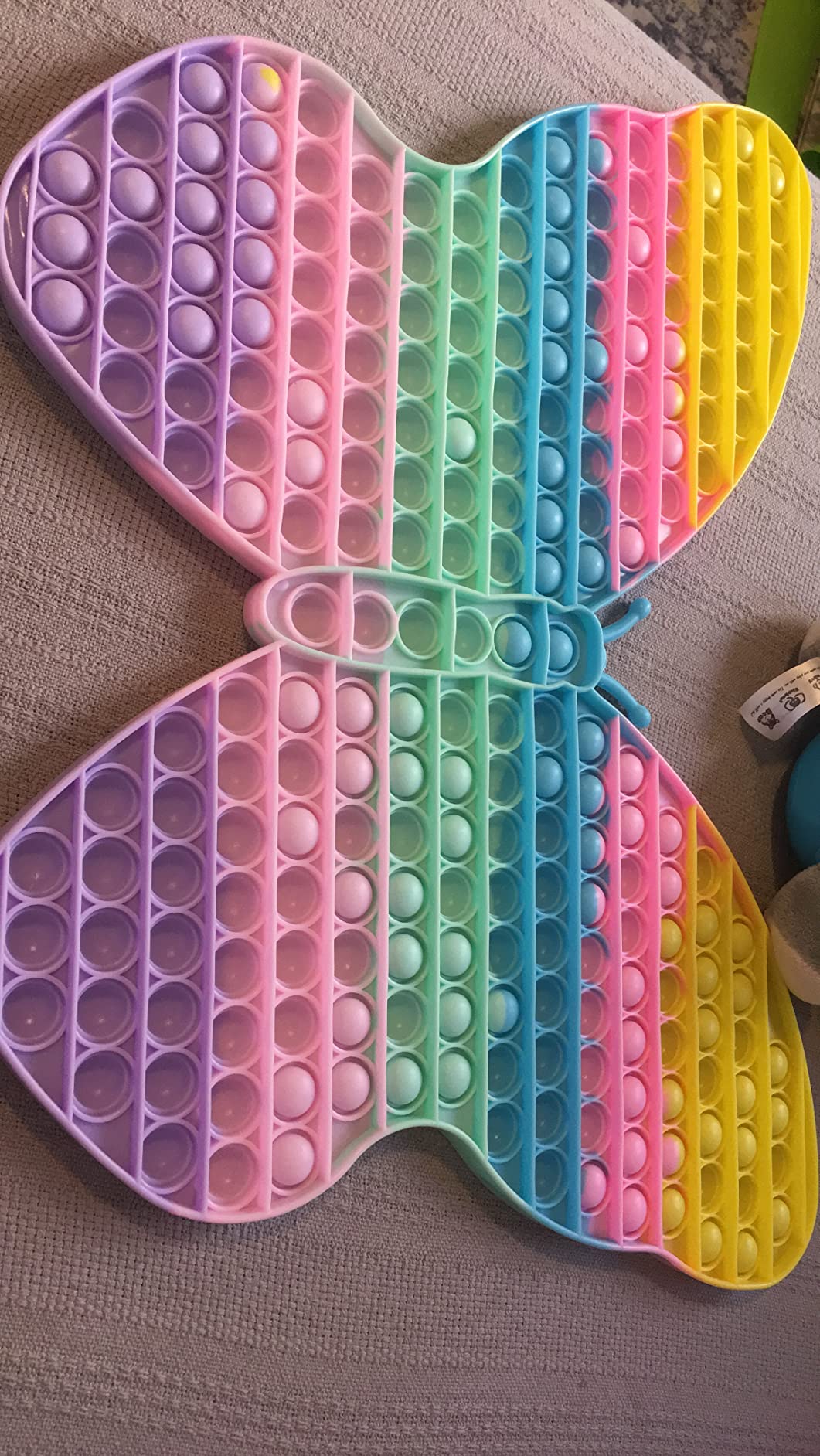 Amazon.com: 19 Inch Giant Push Pop It Butterfly Fidget Toy Jumbo Pop It ...