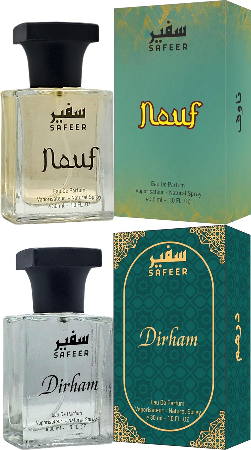 Buy Safeer Perfume Nouf, Dirham 30 ml Each Eau de Parfum Pack of 2 ...