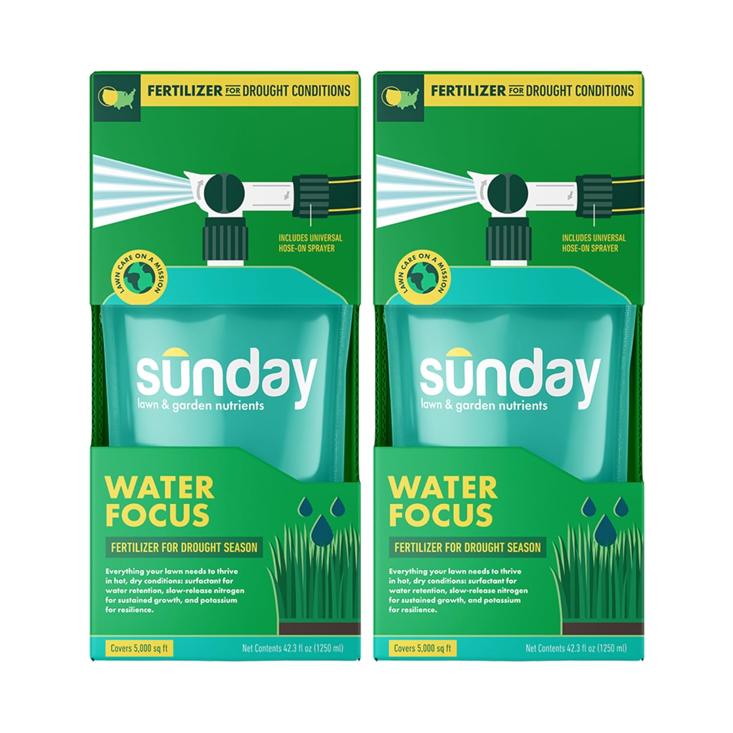Amazon.com : Sunday Water Focus - Fertilizer for Drought Season ...