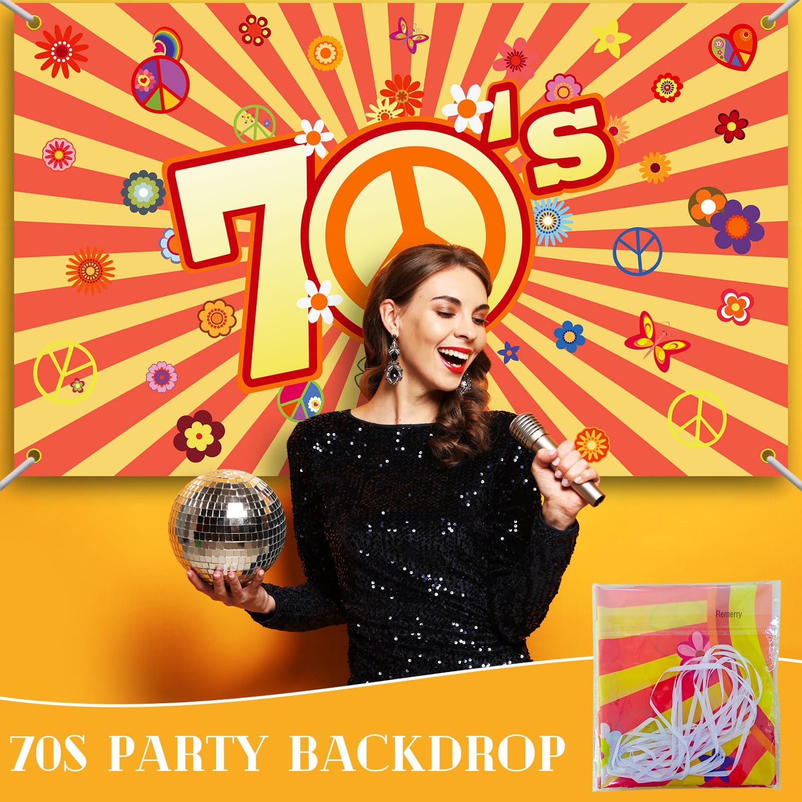 Snapklik.com : 70s Disco Party Backdrop Back To 70s, 1970s Party ...