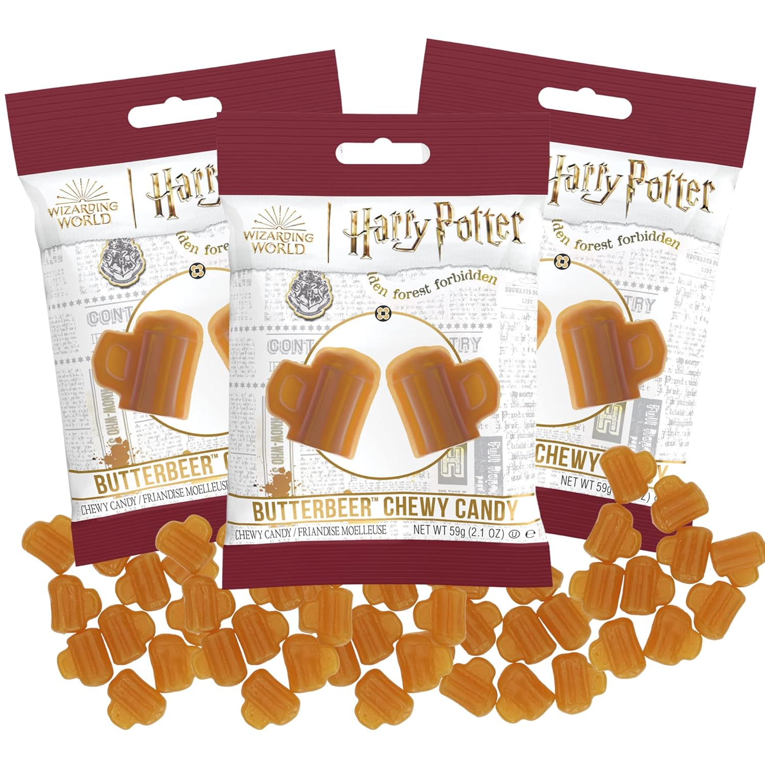 Amazon.com: Needzo Butter Beer Chewy, Butterscotch Flavored Classic ...