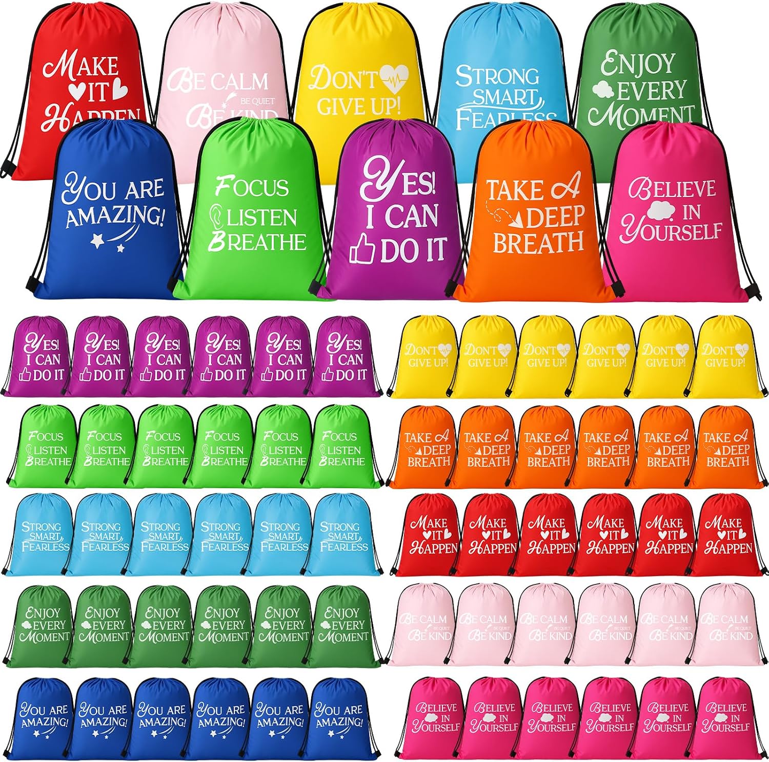 Amazon.com: Kacctyen 60 Pcs Thank You Employee Appreciation Gift Bags ...