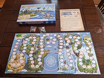 Amazon.com: Mathemagical World - Addition & Subtraction Math Board Game ...