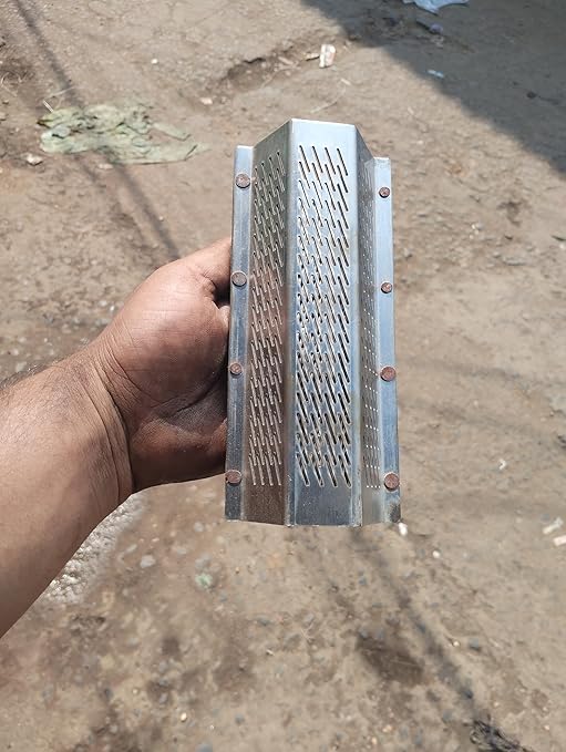 Industrial Metal Grater, Stainless Steel Construction, Diamond Pattern ...