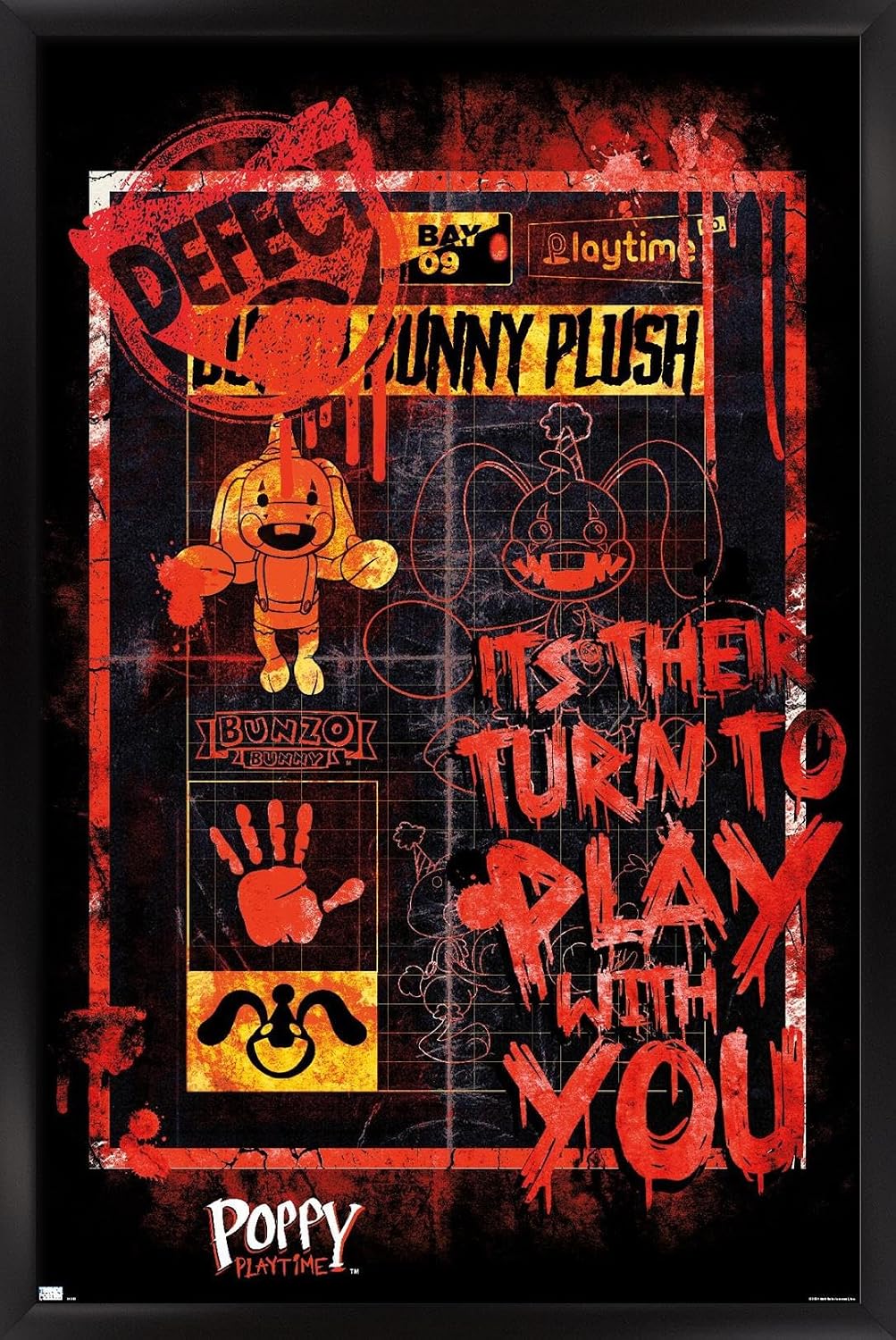 Amazon.com: Trends International Poppy Playtime - It's Their Turn Wall ...