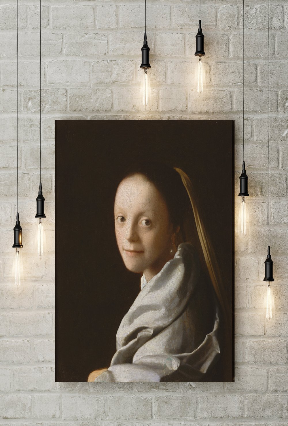 Buy Jahannes Vermeer Paintings Collection - Portrait of a Young Woman ...