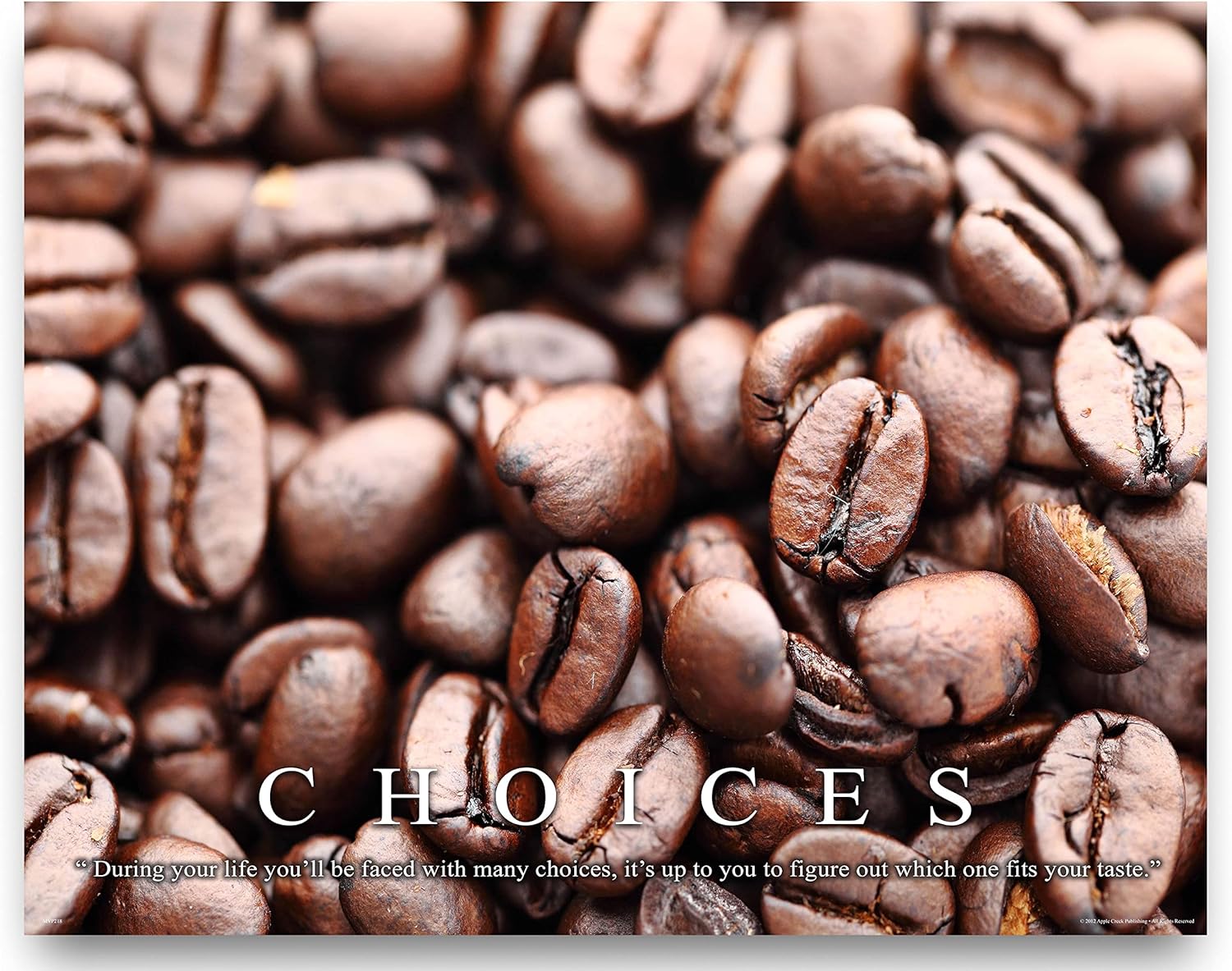 Amazon.com: Coffee Motivational Poster Art Print 11x14 Grinder Beans ...