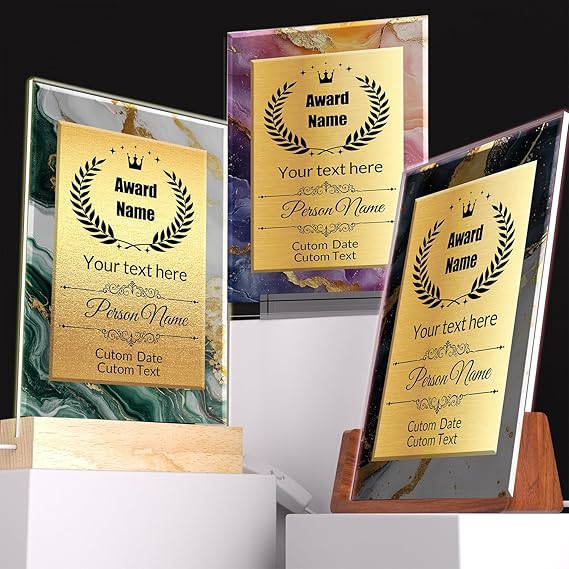 Amazon.com: Personalized Trophy, Acrylic Plaque, Custom Trophy with ...