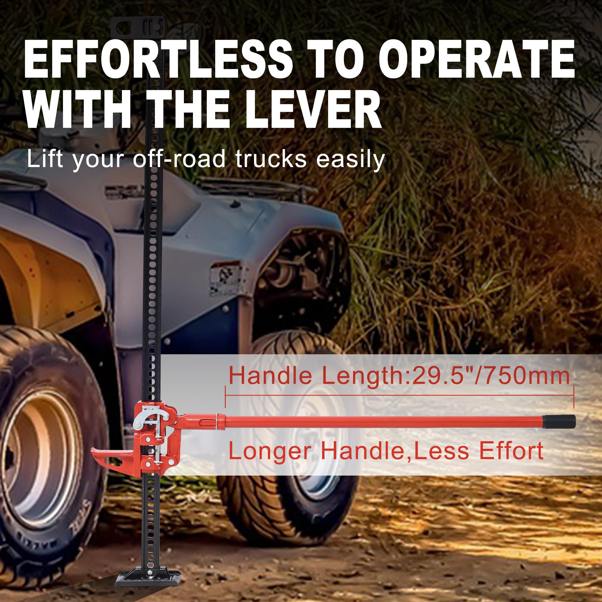 Snapklik.com : Farm Jack,48" High Lift Farm Jack,7000 Lbs Capacity ...