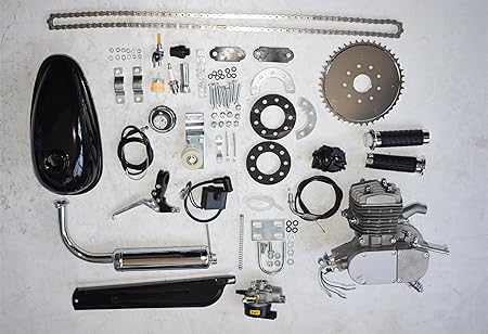 80CC 2 Stroke Motor Motorised Bike Kit For Push Bike Bicycle Motorized ...