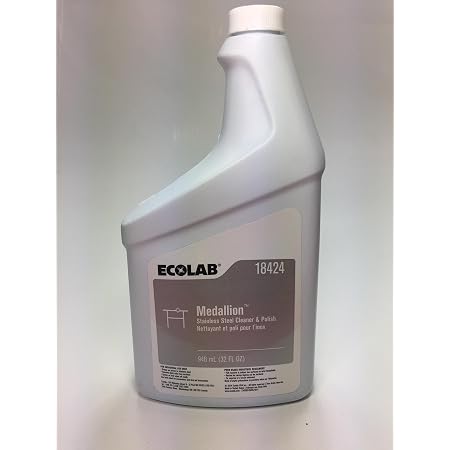 Amazon.com: ECOLAB 18424 Medallion refill Stainless Steel Cleaner ...