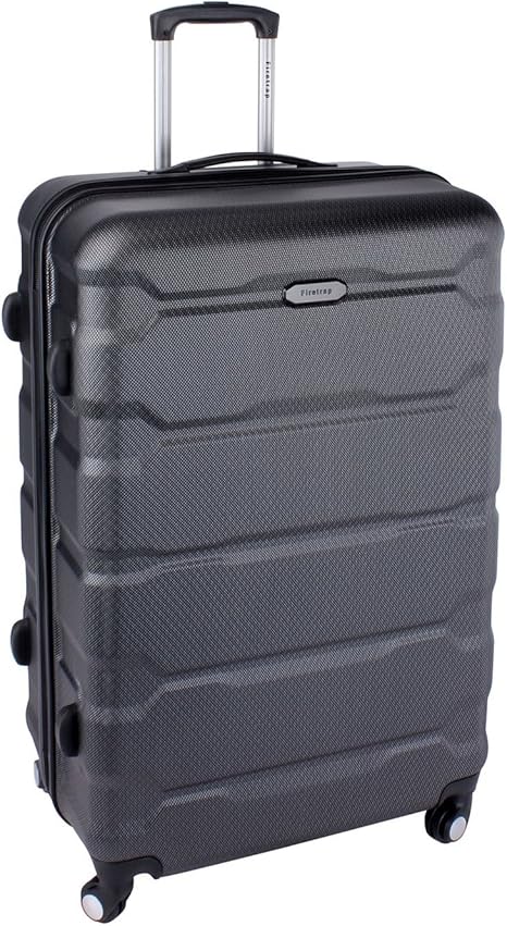 Firetrap Hard Suitcase Zip Sports Shell Sport Black 32in/83cm 32in/83cm ...