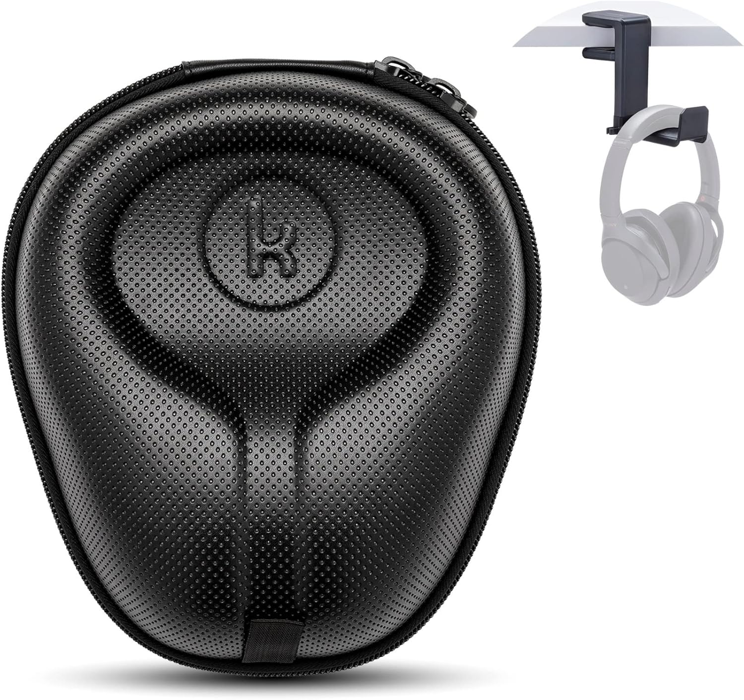 Amazon.com: Knox Gear Hard Shell Headphone Case (Large) with Headphone ...