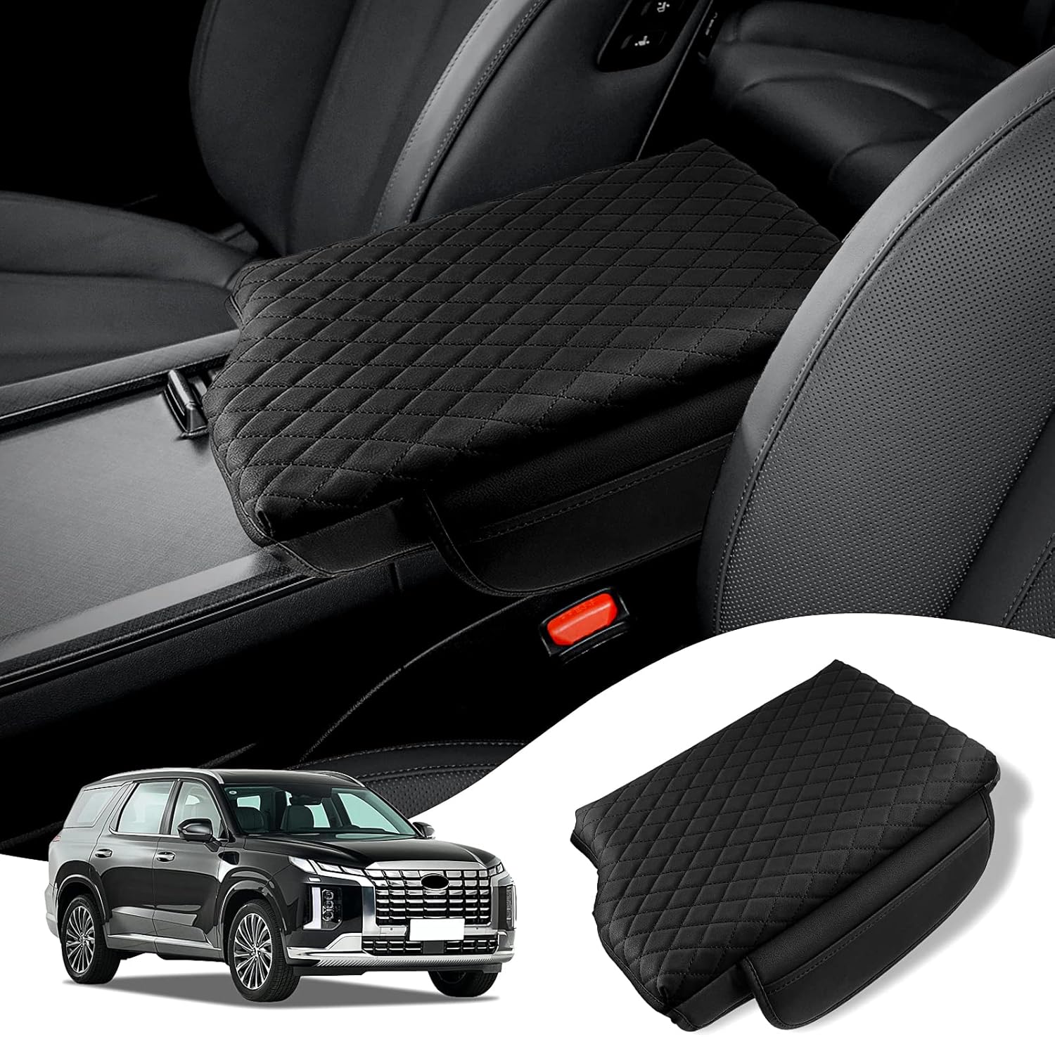 Amazon.com: Rilsen Custom Fit for Center Console Cover Palisade 2019 ...