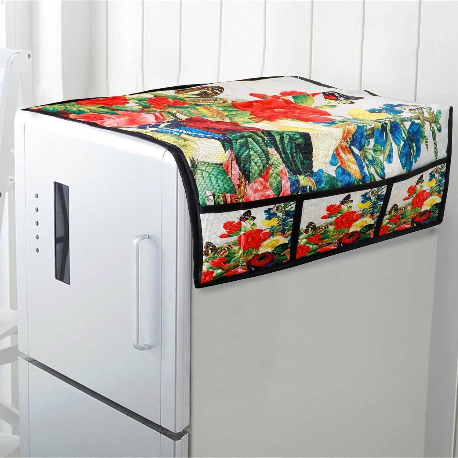 ZENLO Designer Refrigerator Top Cover_Multicolour : Amazon.in: Home ...