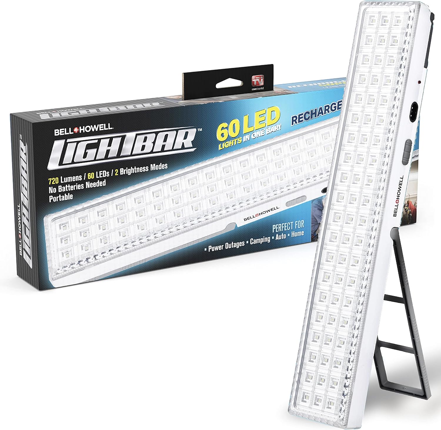 Bell+Howell Light BAR 16.5-inches, 720-Lumens, Built-in 60-LED Bulbs ...
