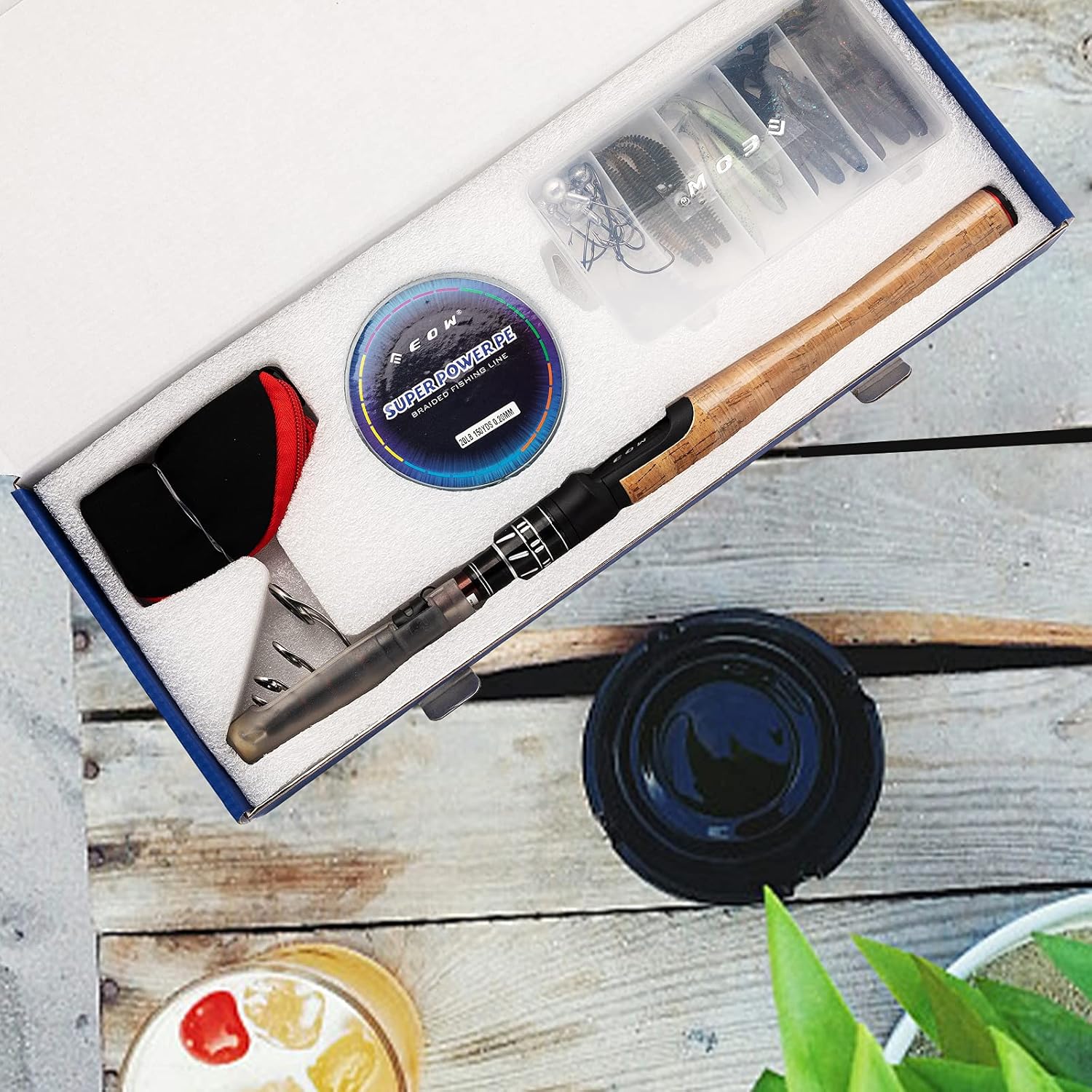 Buy EOW XPEDITE Portable Telescopic Spinning Fishing Rods, 24T Carbon ...