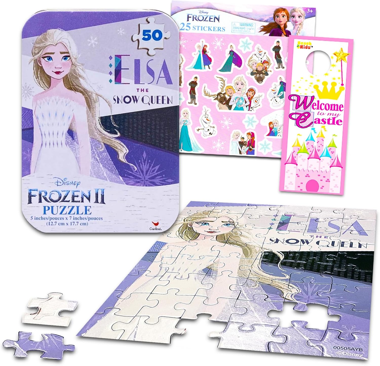Amazon.com: Frozen Mini Puzzle Set for Toddlers, Kids - Bundle with ...