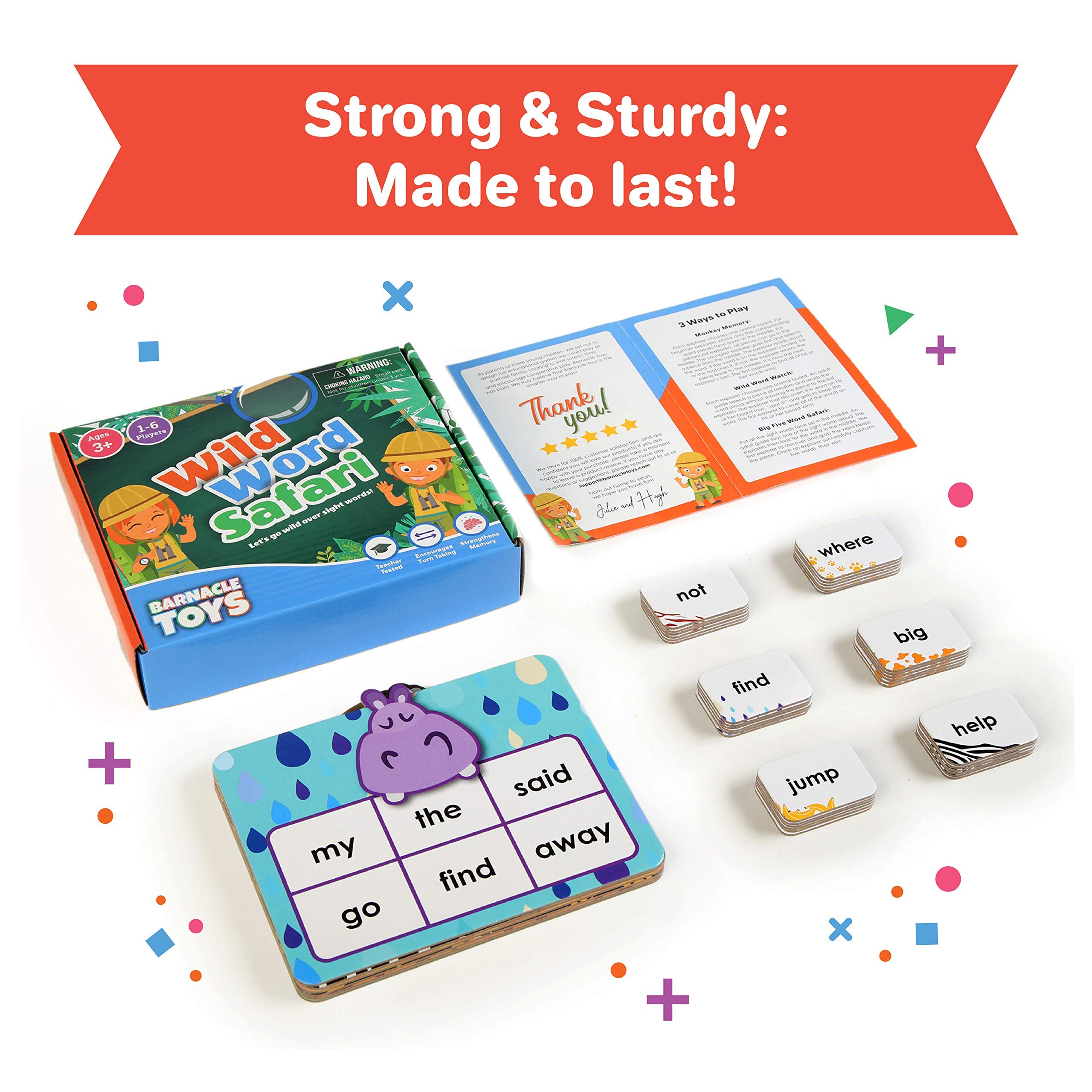 Barnacle Toys Wild Word Safari Sight Word Games Kindergarten barnacle-toys-wild-word-safari-sight-word-games-kindergarten