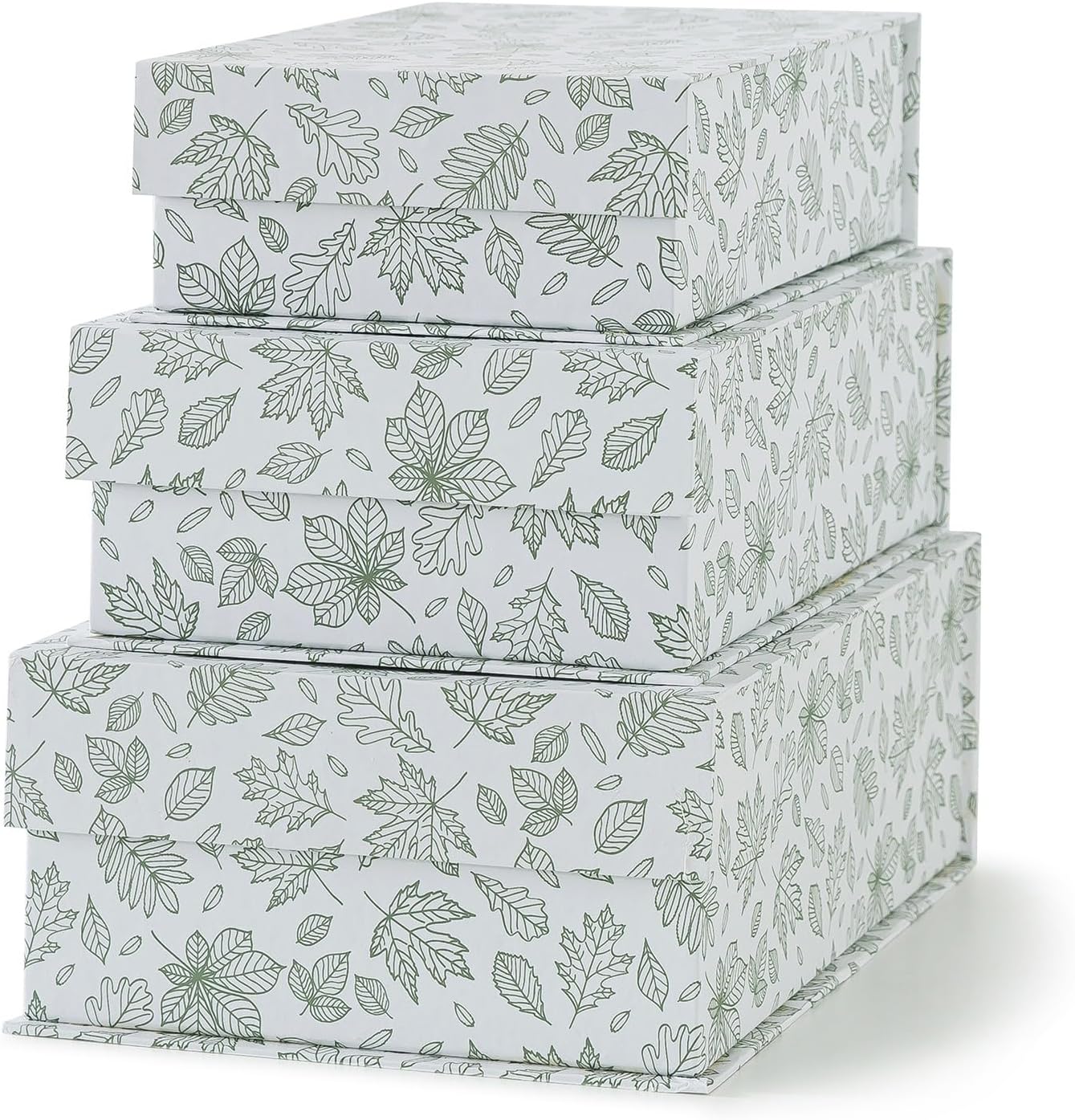 Amazon.com: Soul & Lane Decorative Cardboard Storage Boxes, Set of 3 ...