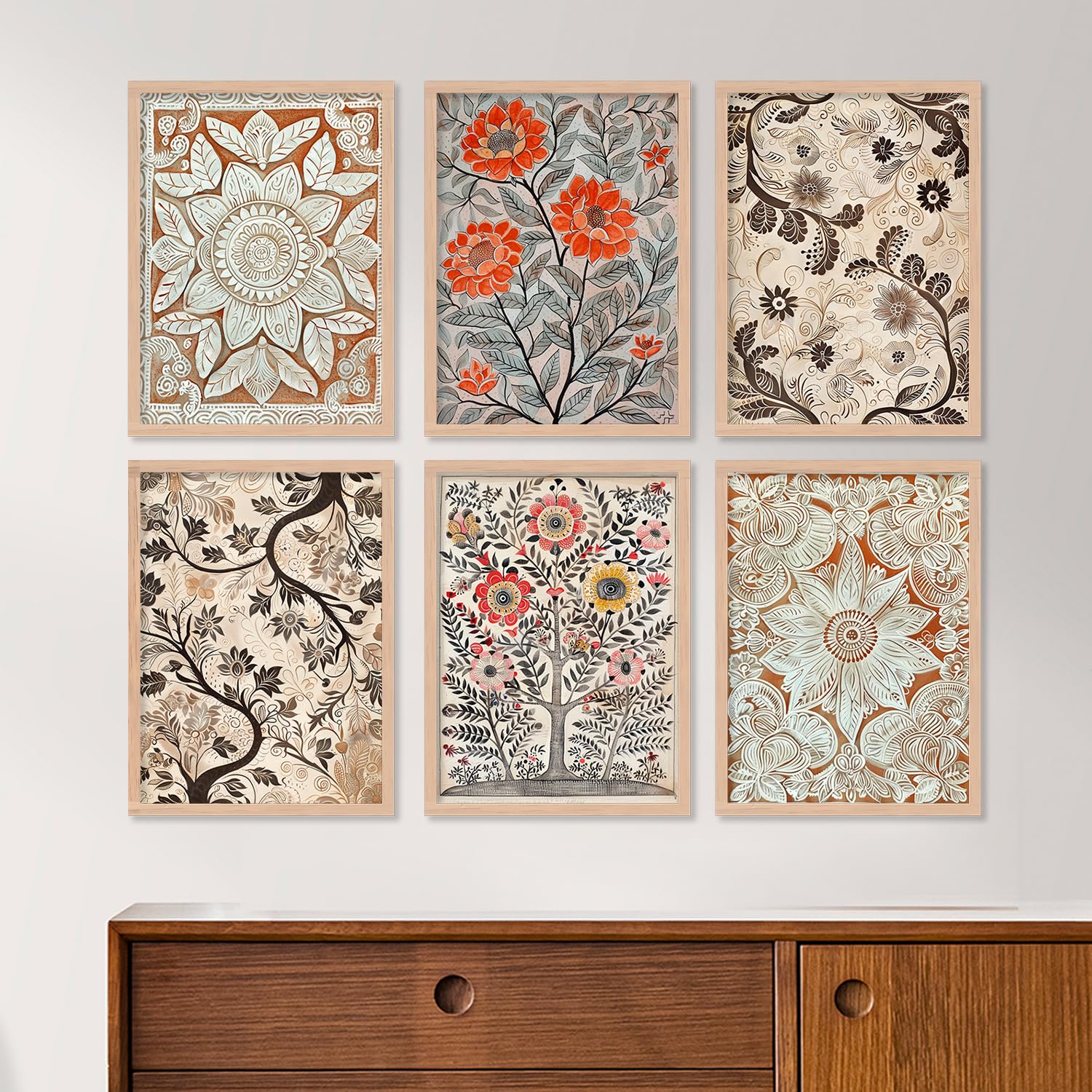 BANGERZ Madhubani Paintings For Wall Decoration - Pichwai Wall For ...