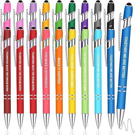 Amazon.com : 20 Pcs Inspirational Pens Employee Appreciation Pens Thank ...