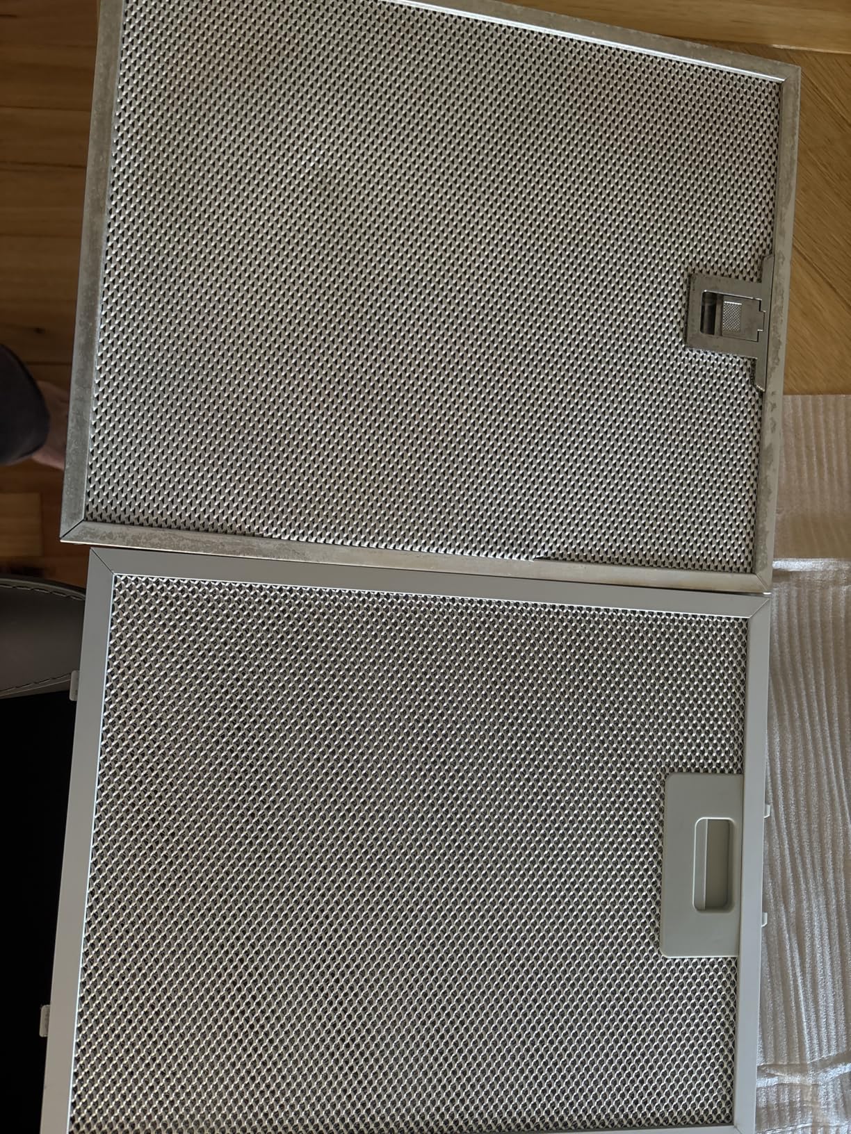 Hood Mesh Filter Replacement, 2PCS 32 x 26cm Aluminum Alloy Cooker Hood ...