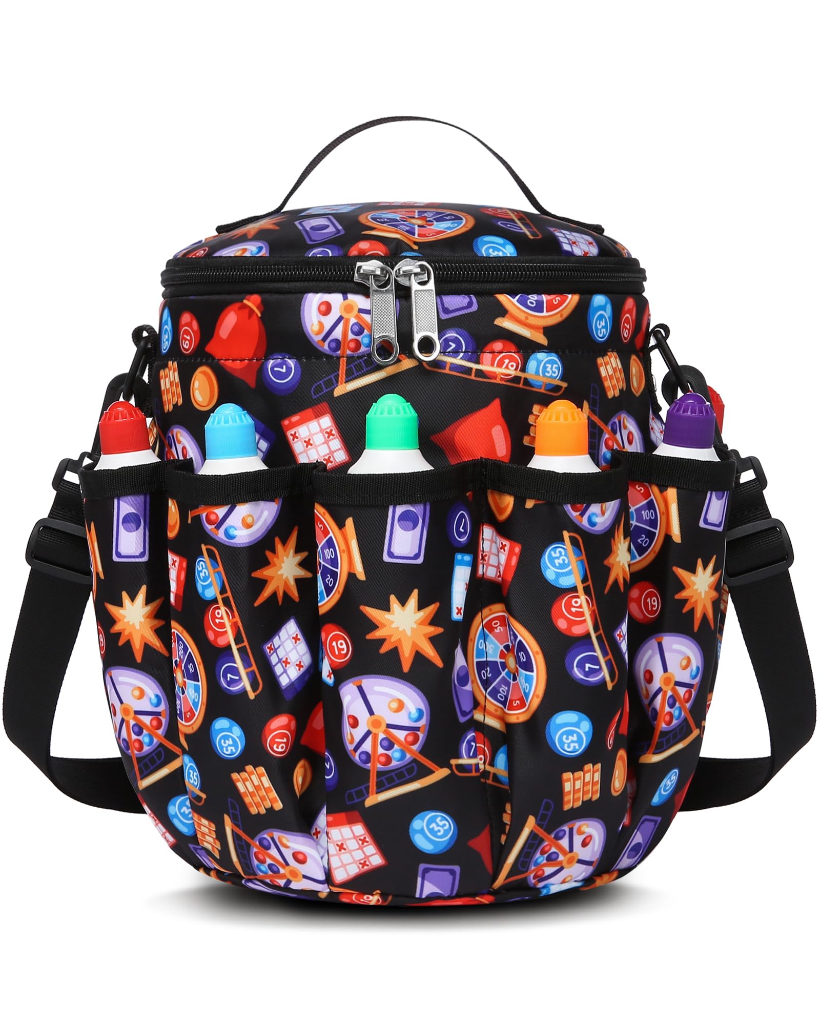 Amazon.com: Bingo Bags with Pockets for Bingo Daubers Dabbers Dobbers ...