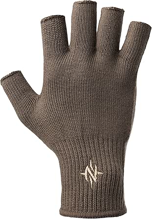 Nomad mens Durawool Glove, Merino Wool Fingerless Hunting GloveCold ...