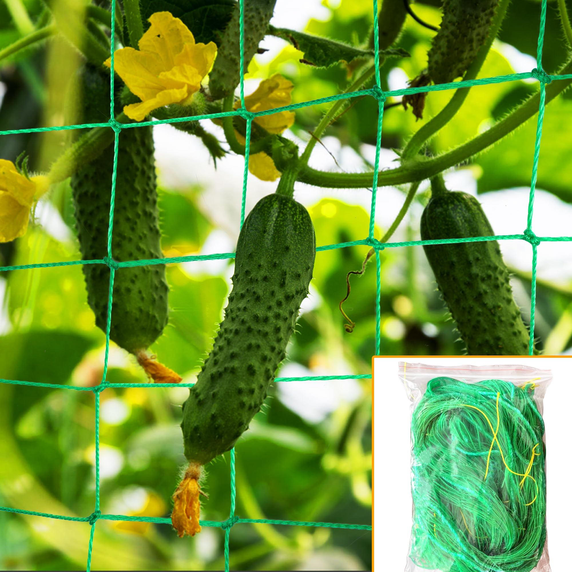 Snapklik.com : Trellis Netting 16.4x6.6 Ft Heavy Duty Garden Trellis ...