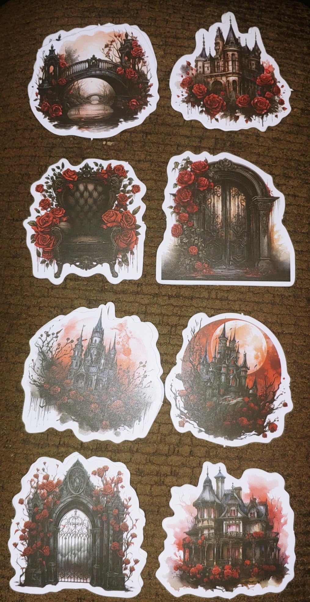 Amazon.com: Bomichi Dark Aesthetic Goth Stickers 100 Pcs, Dark ...