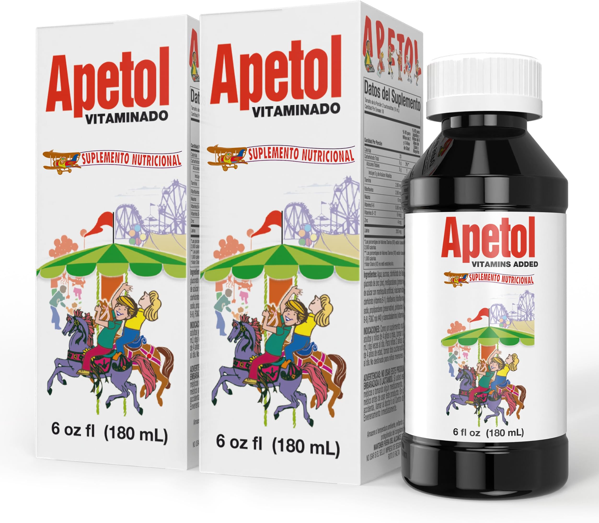 Amazon.com: Apetol Vitaminas líquidas para aumentar el apetito y ...