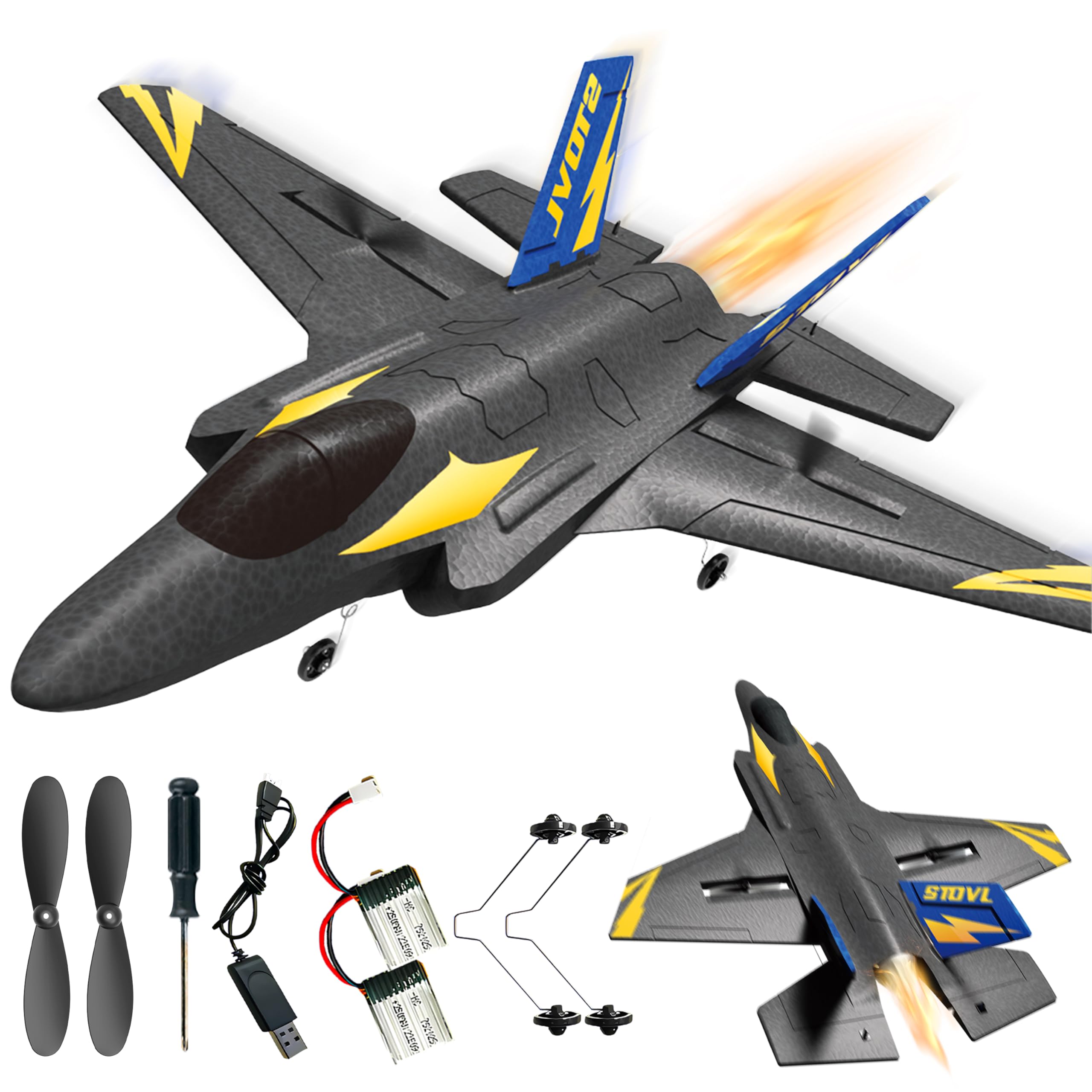 Amazon.com: BEZGAR 4 Channel RC Plane, Drones for Adults and Kids, 6 ...