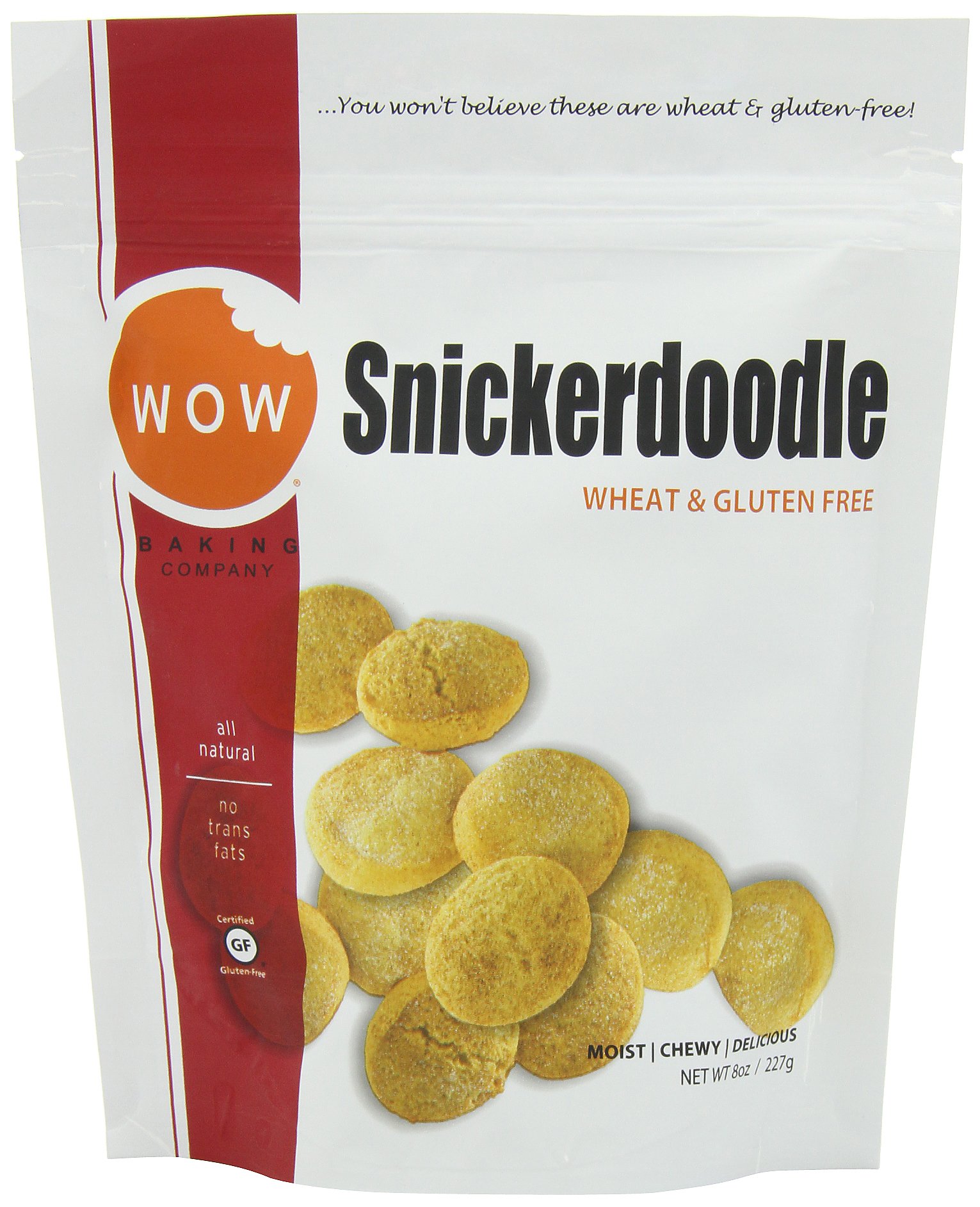 Amazon.com: WOW BAKING COMPANY Cookies, Snickerdoodle, 8-Ounce (Pack of ...