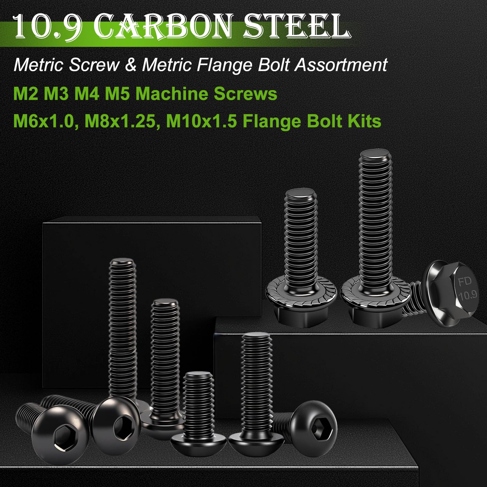 Snapklik.com : Mxuteuk 2284PCS Metric Screws & Flange Bolt Assortment ...