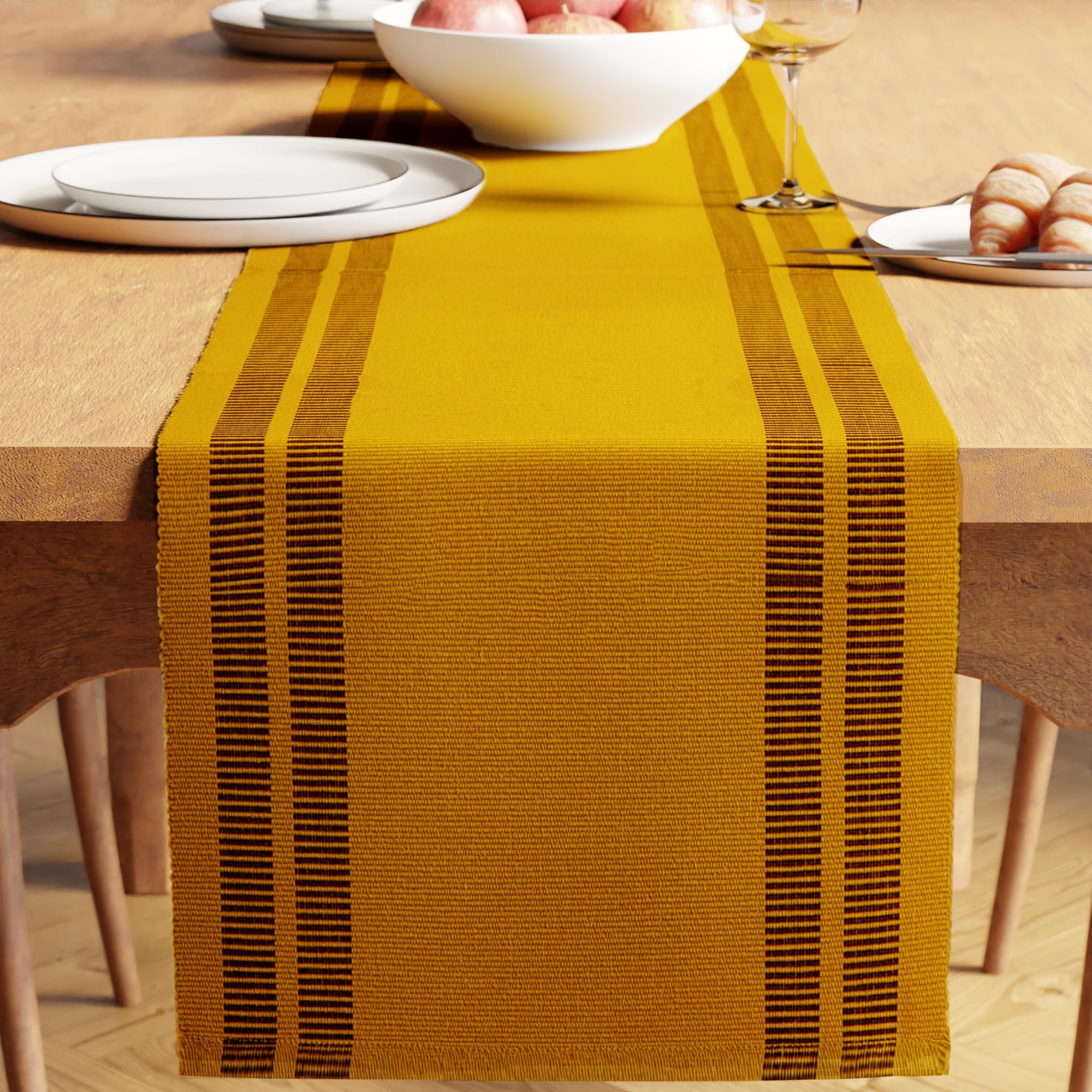 Buy PRADECOR Jute Table Runner For 4 To 6 Seater Dining Table, Center ...