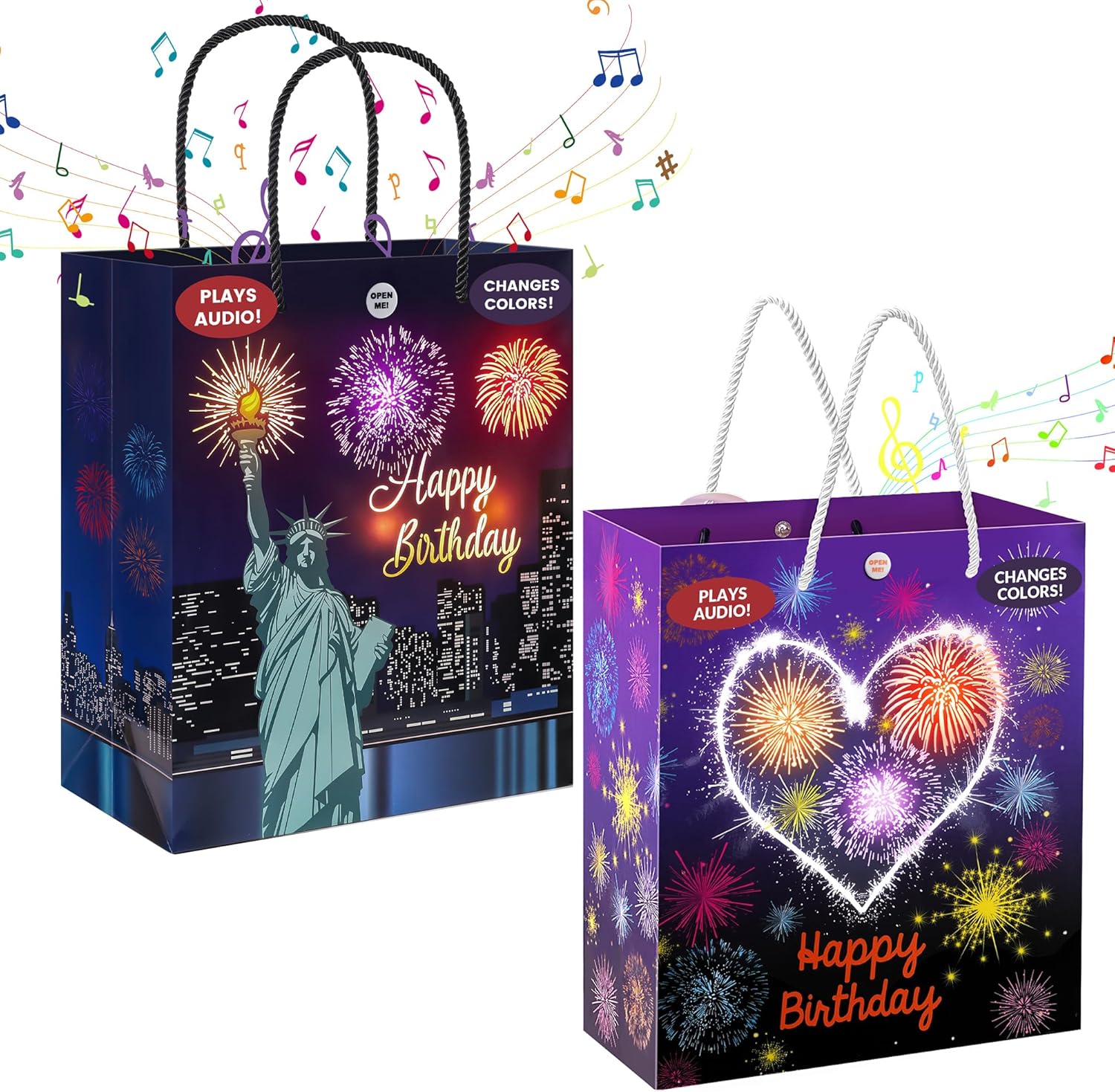 Amazon.com: MAGICAL BAG LIGHTS & SOUND' Fireworks & Cheering' Birthday ...