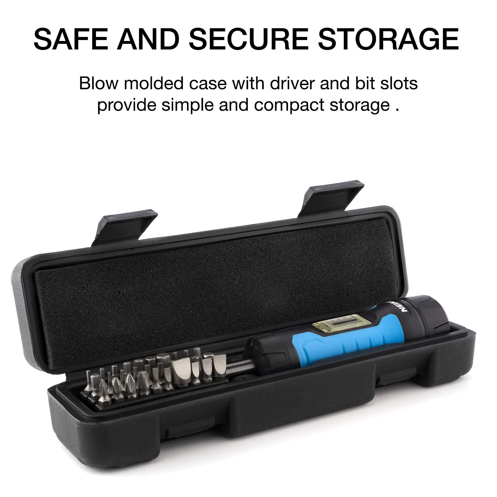 Snapklik.com : Neiko 1/4 Drive Torque Wrench Screwdriver Set