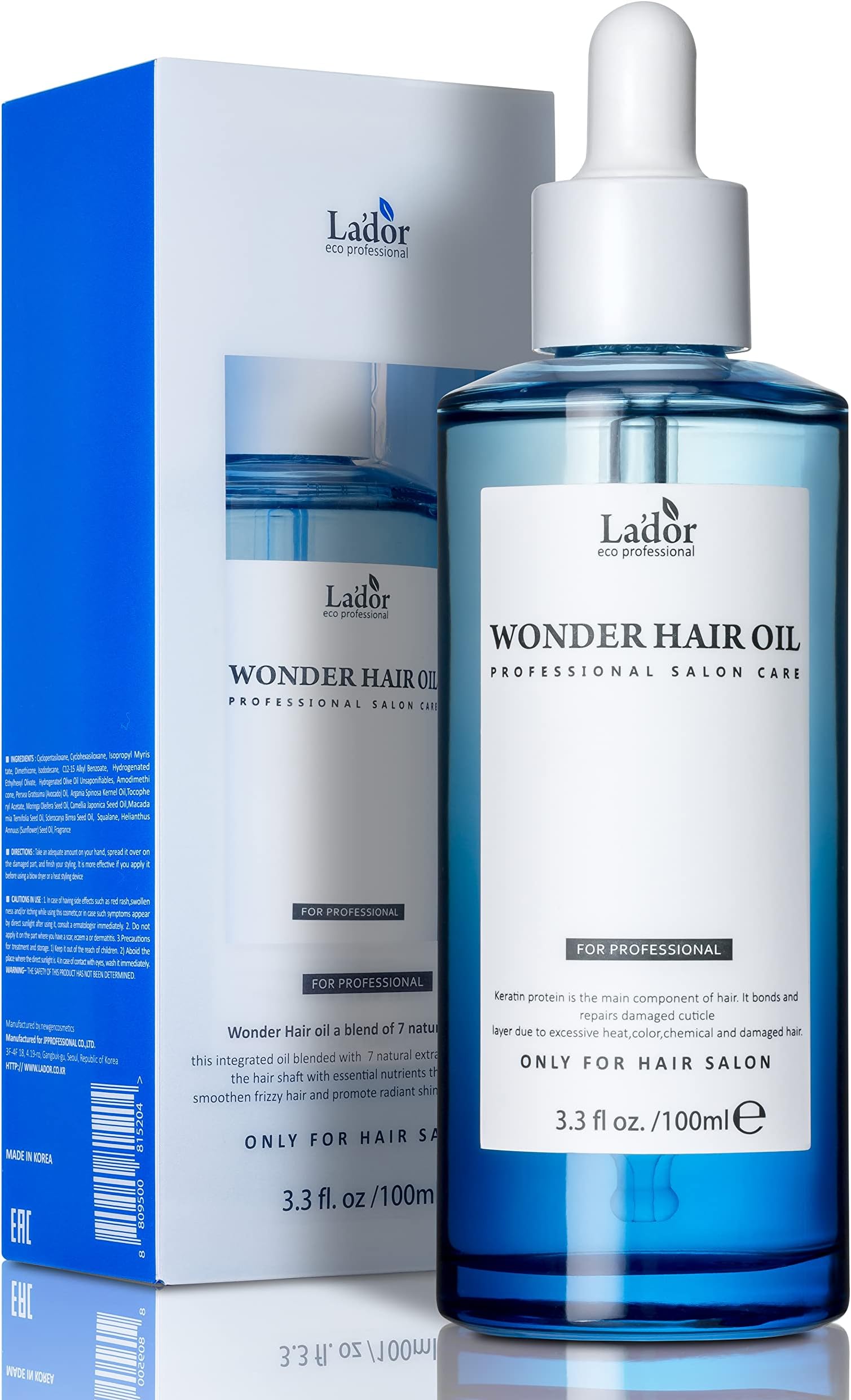 Amazon.com: LA'DOR Hair Perfume Oil for Dry Damaged Hair - Anti Frizz ...