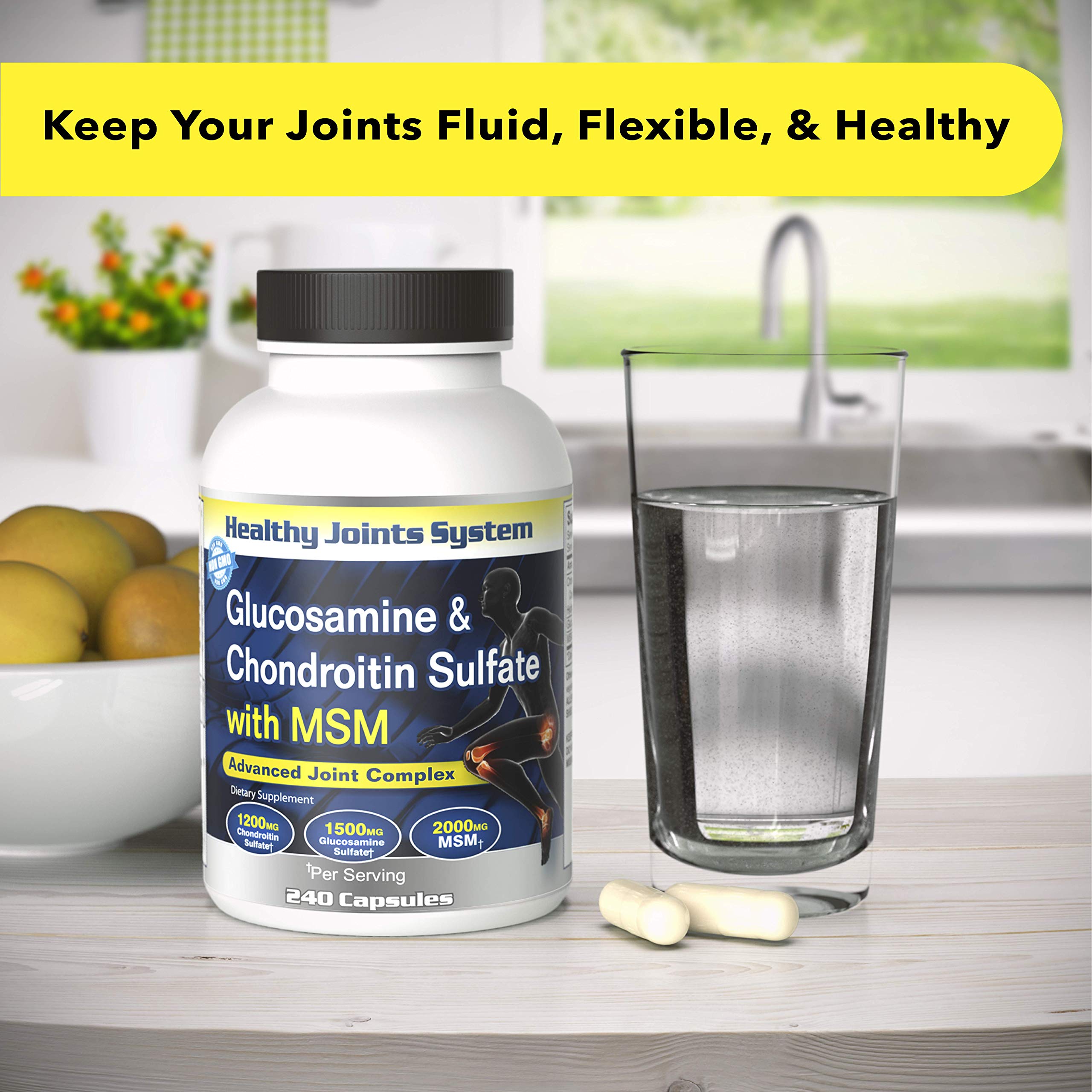Snapklik.com : Healthy Joints System Glucosamine Chondroitin MSM ...