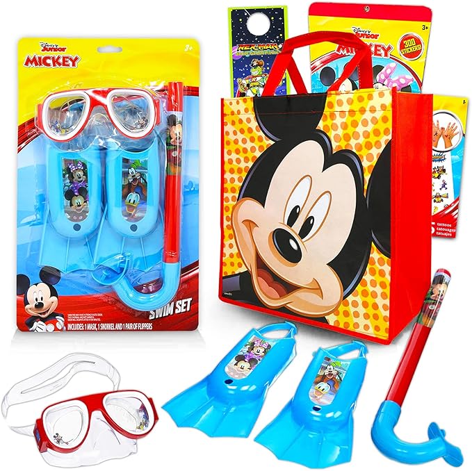 Classic Disney Mickey Mouse Swim Set Bundle for Toddlers, Kids, Boys ...