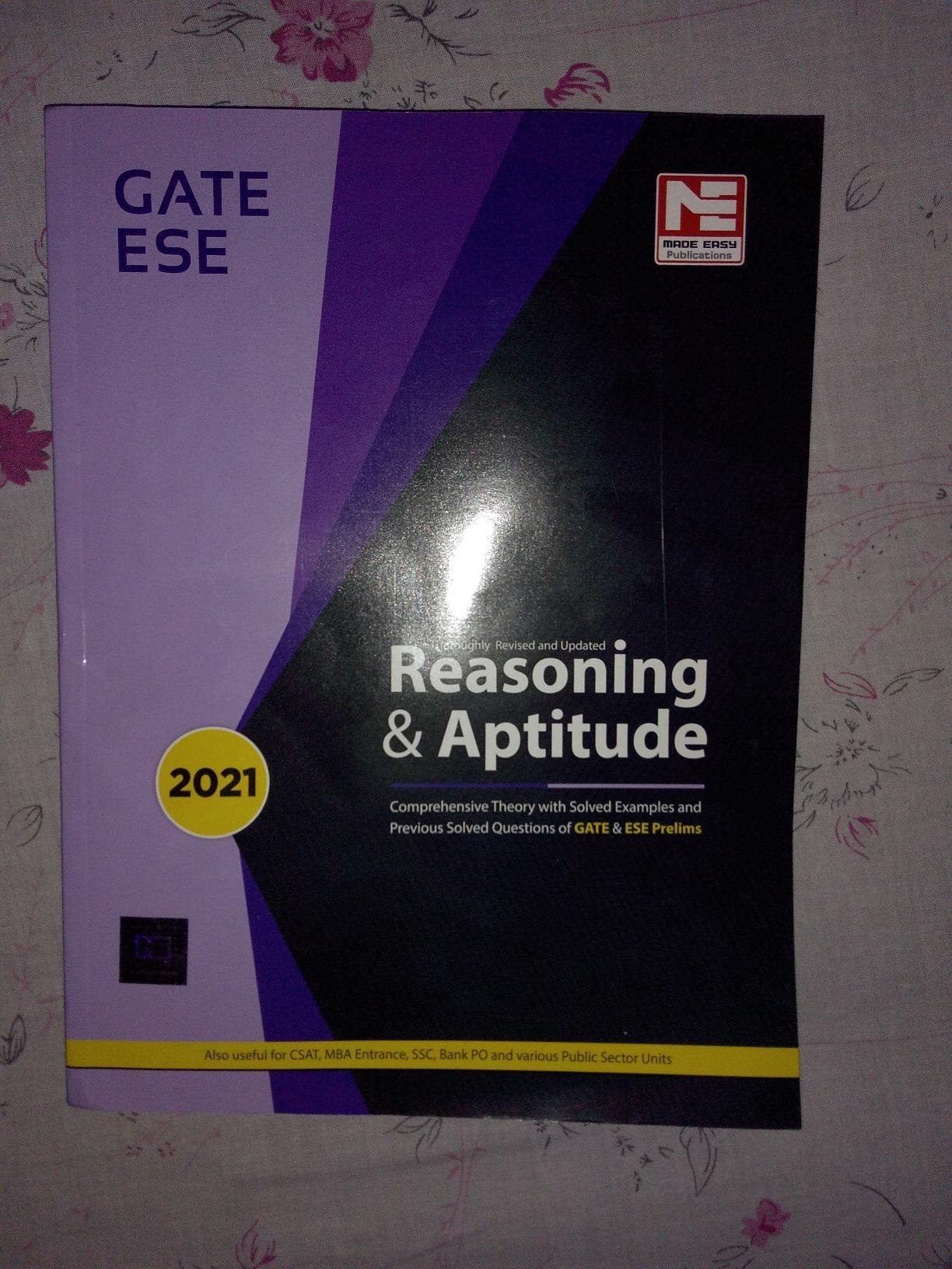Buy Reasoning & Aptitude for GATE 2021 and ESE 2021 (Prelims) - Theory ...