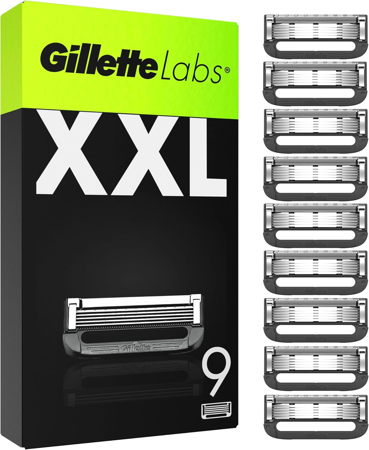Gillette Labs Ersatzklingen, Kompatibel Mit GilletteLabs Rasierer Mit ...