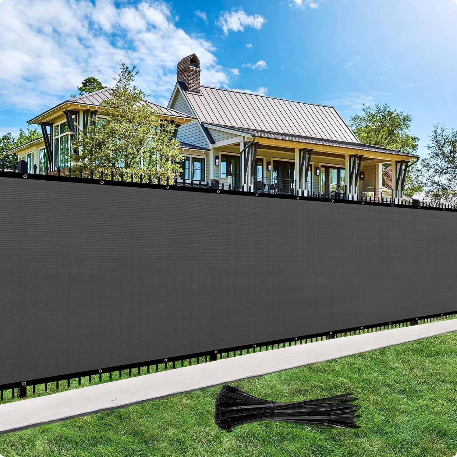 Amazon.com : Cisvio 8'x 50' Privacy Fence Screen 90% Blockage Fence ...