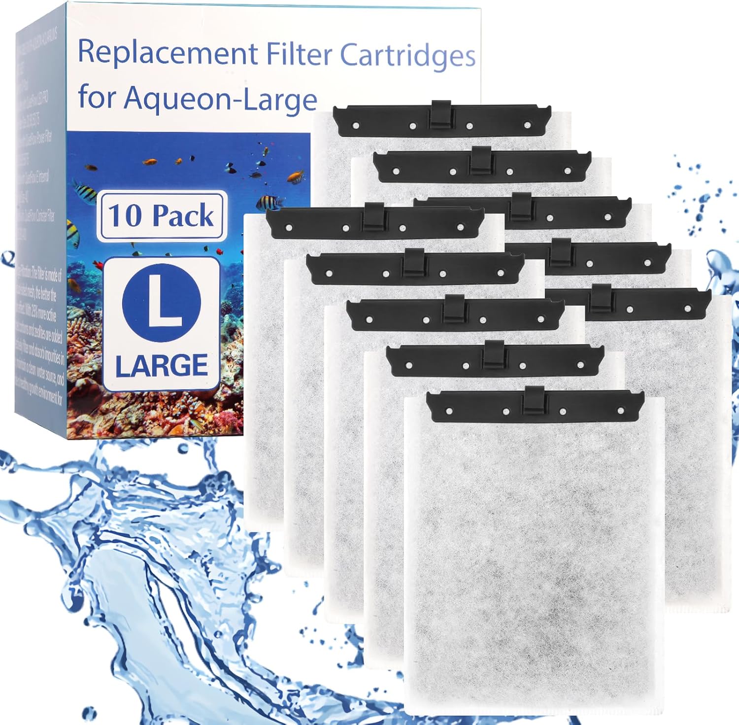 Amazon.com : Xuanda 10 Pack Large Replacement Filters Cartridges ...