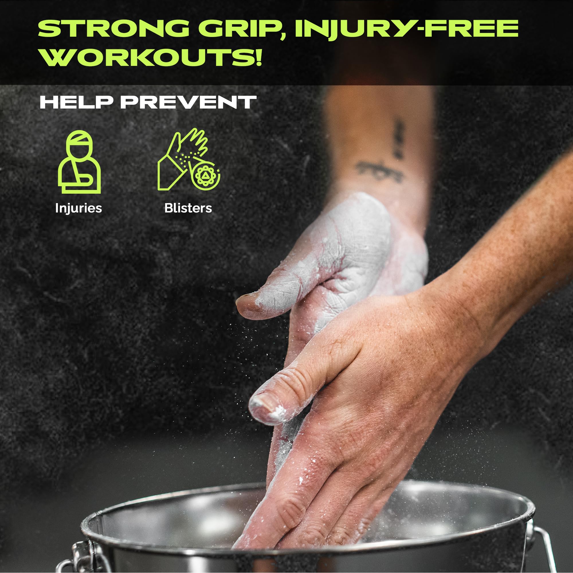 Snapklik.com : Fine Powder Gym Chalk, Magnesium Carbonate Athletic ...